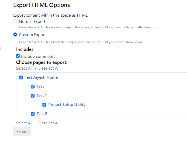 Exporting A Confluence Space Atlassian Community