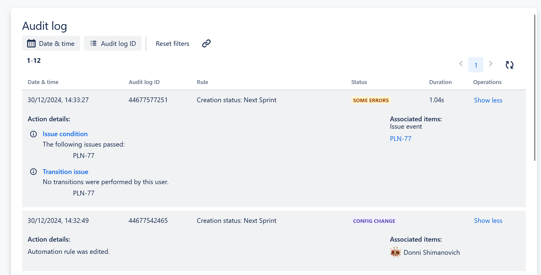 Solved: Automation to create an idea in a status fails