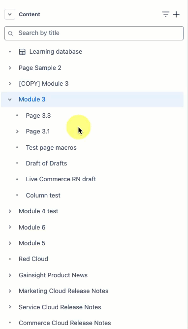 Parent and Child Pages