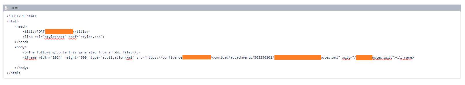 iframe downloads file instead of showing content