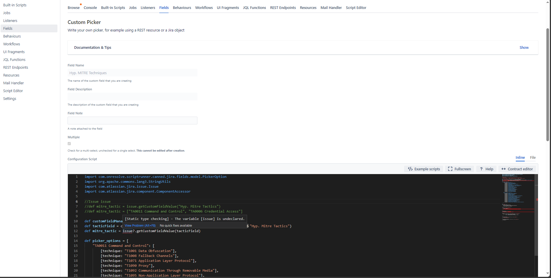 Solved: How to get other field value for Custom Picker fie...