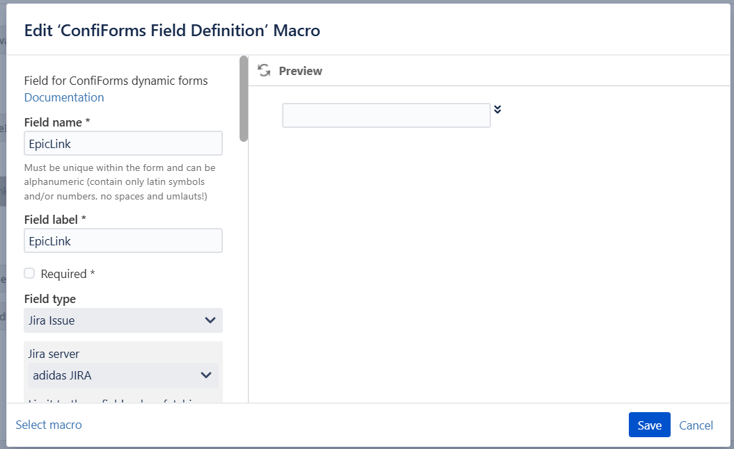 Solved: Using ConfiForms to set value in a custom Jira fie...