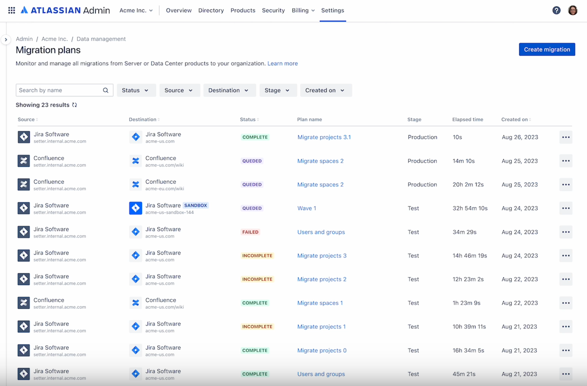Execute your Data Center to Cloud migration from Atlassian Administration