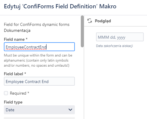 Solved: Setting default value for Date field confiforms