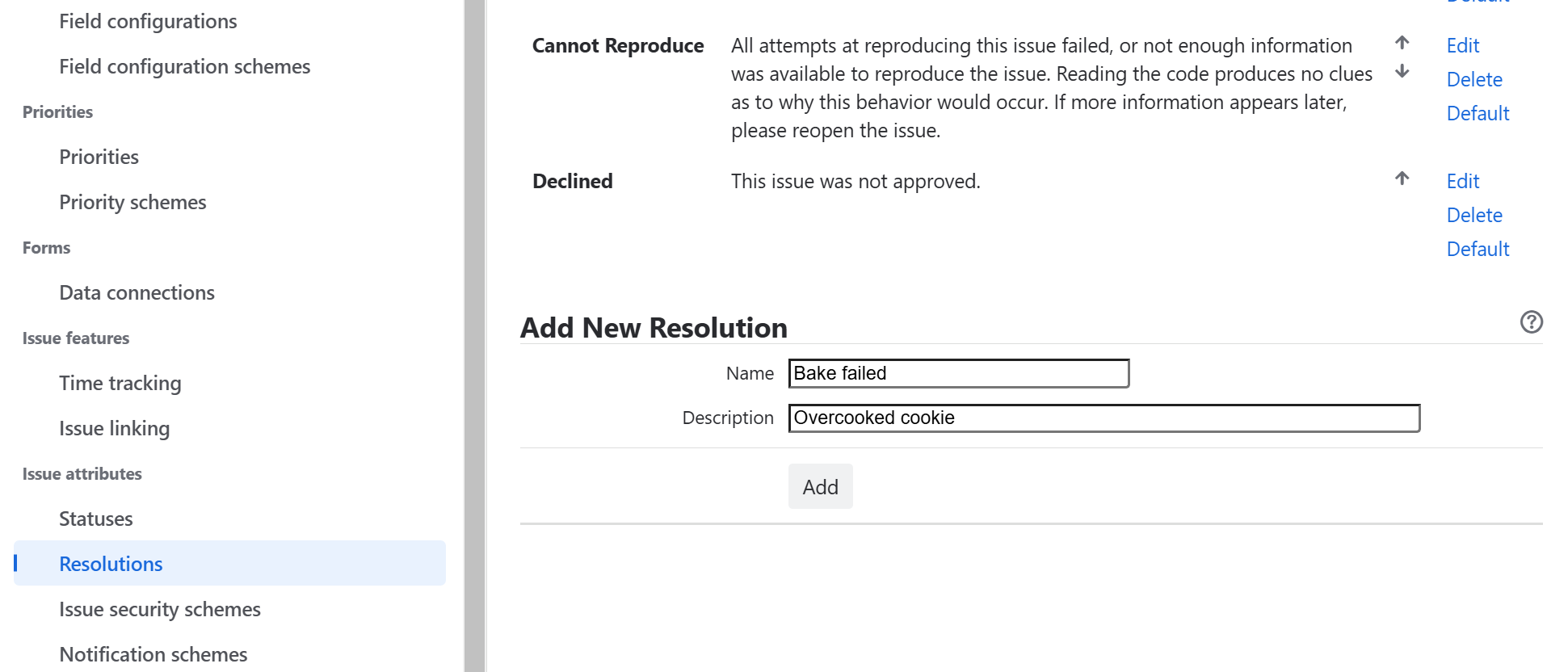 We need a new value = "Feature not supported" in t...