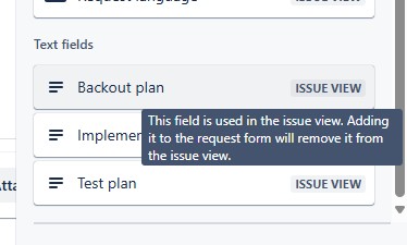 Remove or hide implementation plan / backout plan