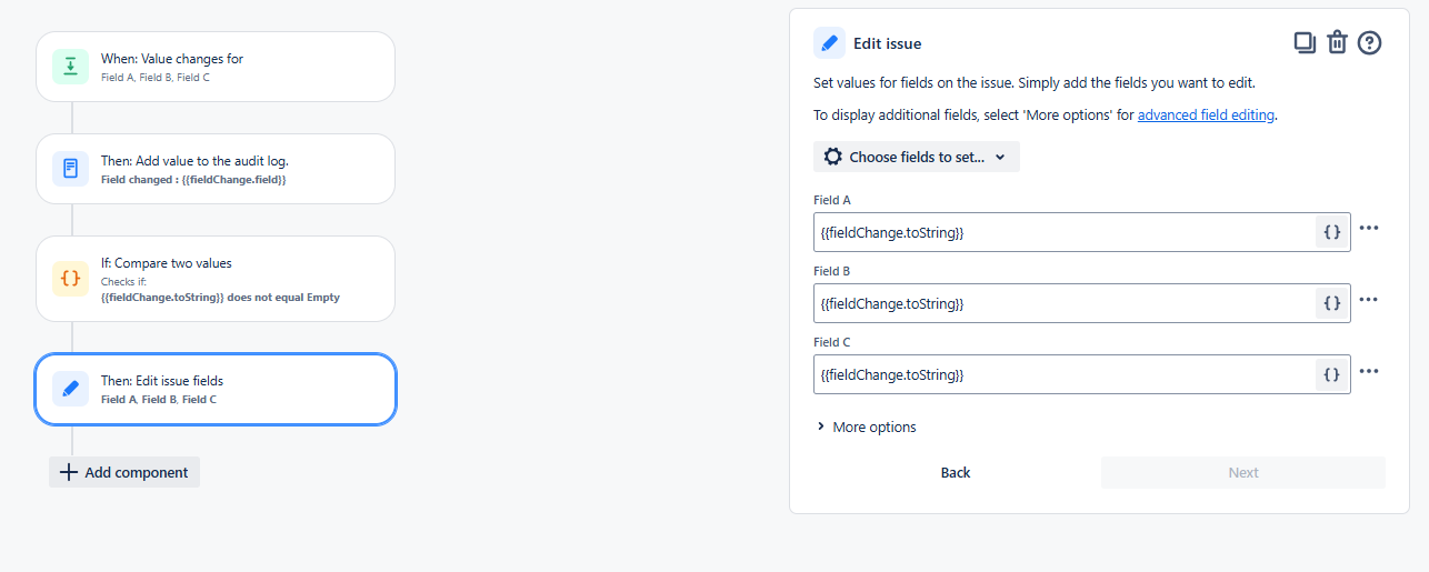 Solved: Checking and setting fields using automation