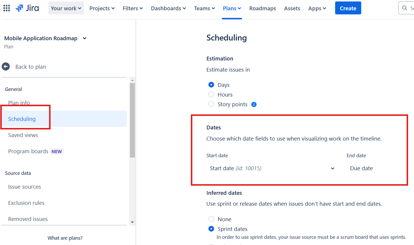 The due date field is not visible in Advanced Road...