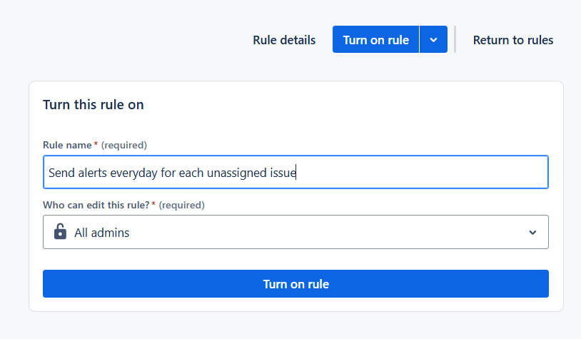 Create email alert for unassigned tickets in Jira ...
