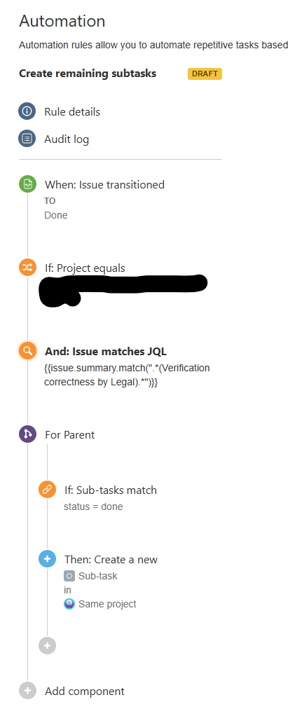Failed to get value from JQL condition Failed to get value from JQL condition