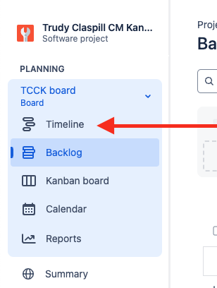 nest the task tickets with the parent user story