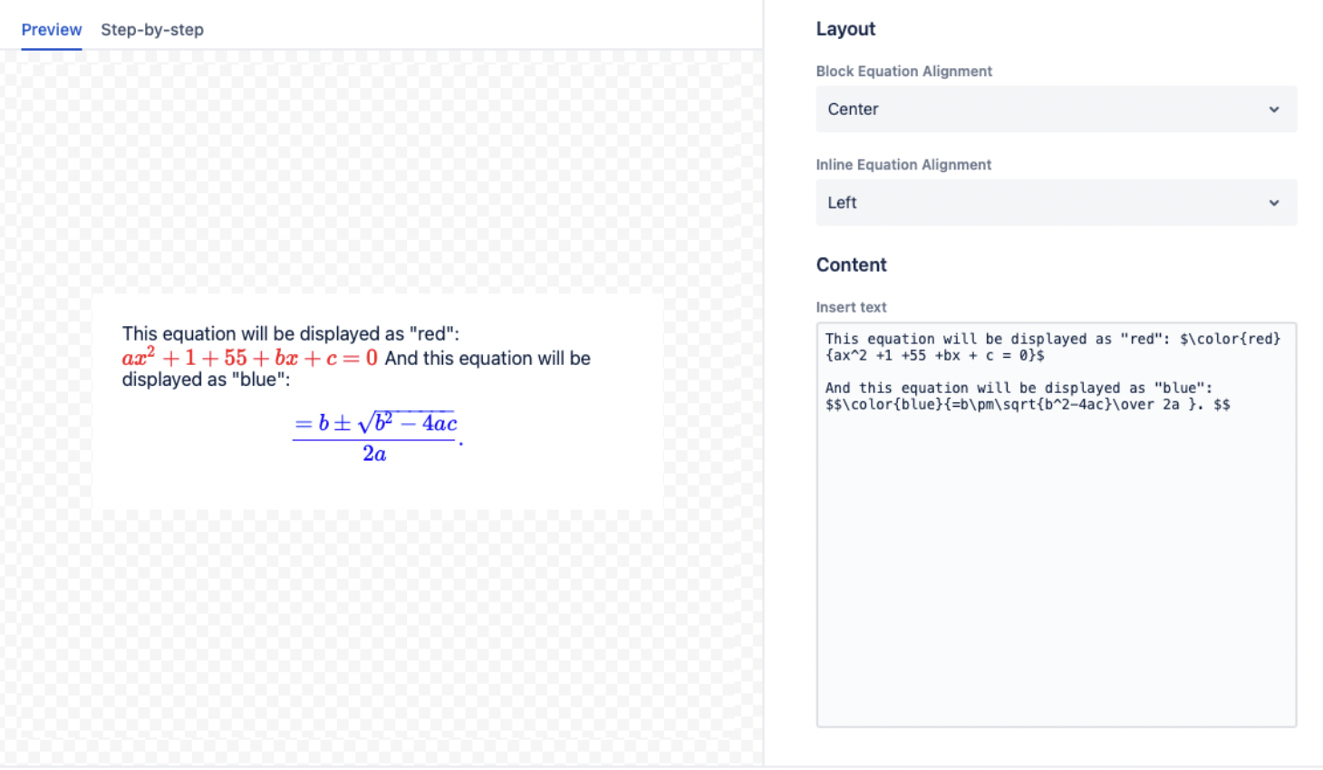 How To Use Latex (math Formulas   Math-equations)  - Atlassian Community