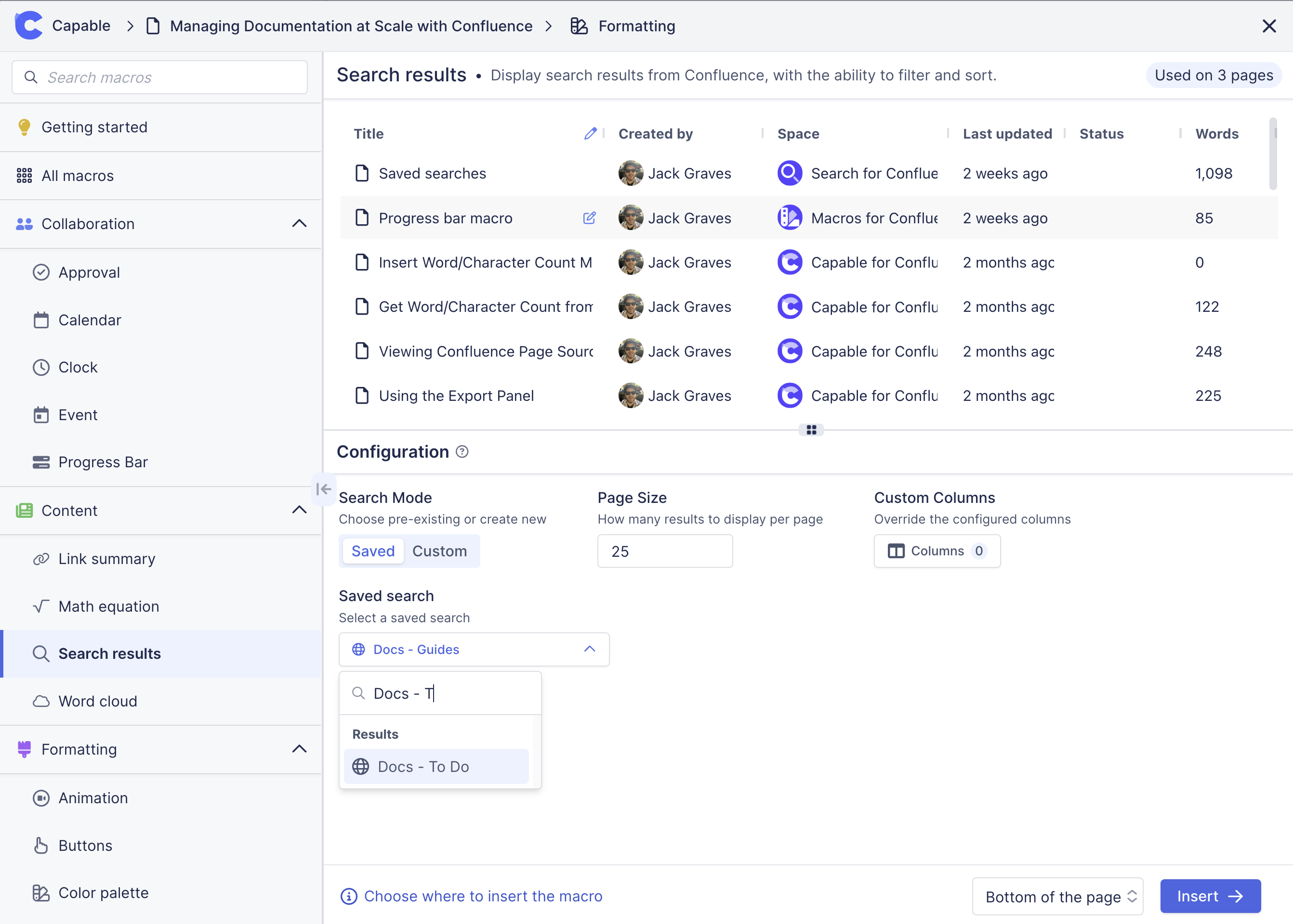 Scaling Documentation with Confluence - Atlassian Community