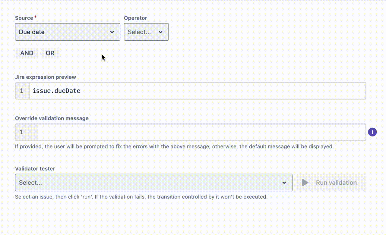 Workflow If Then Validator