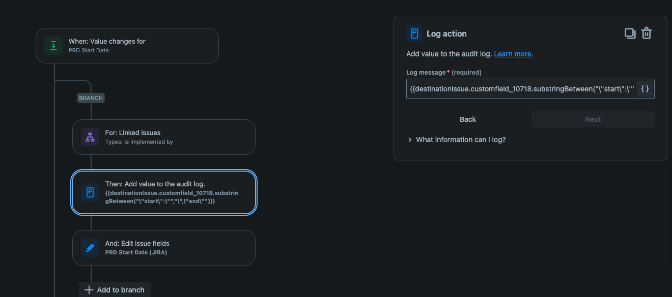 Solved: Setting a JIRA Date Field from a JPD Date Field