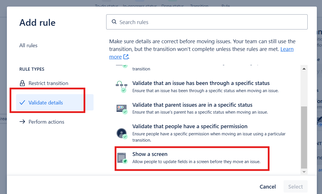 How To Add A Screen To Transition In New Workflow