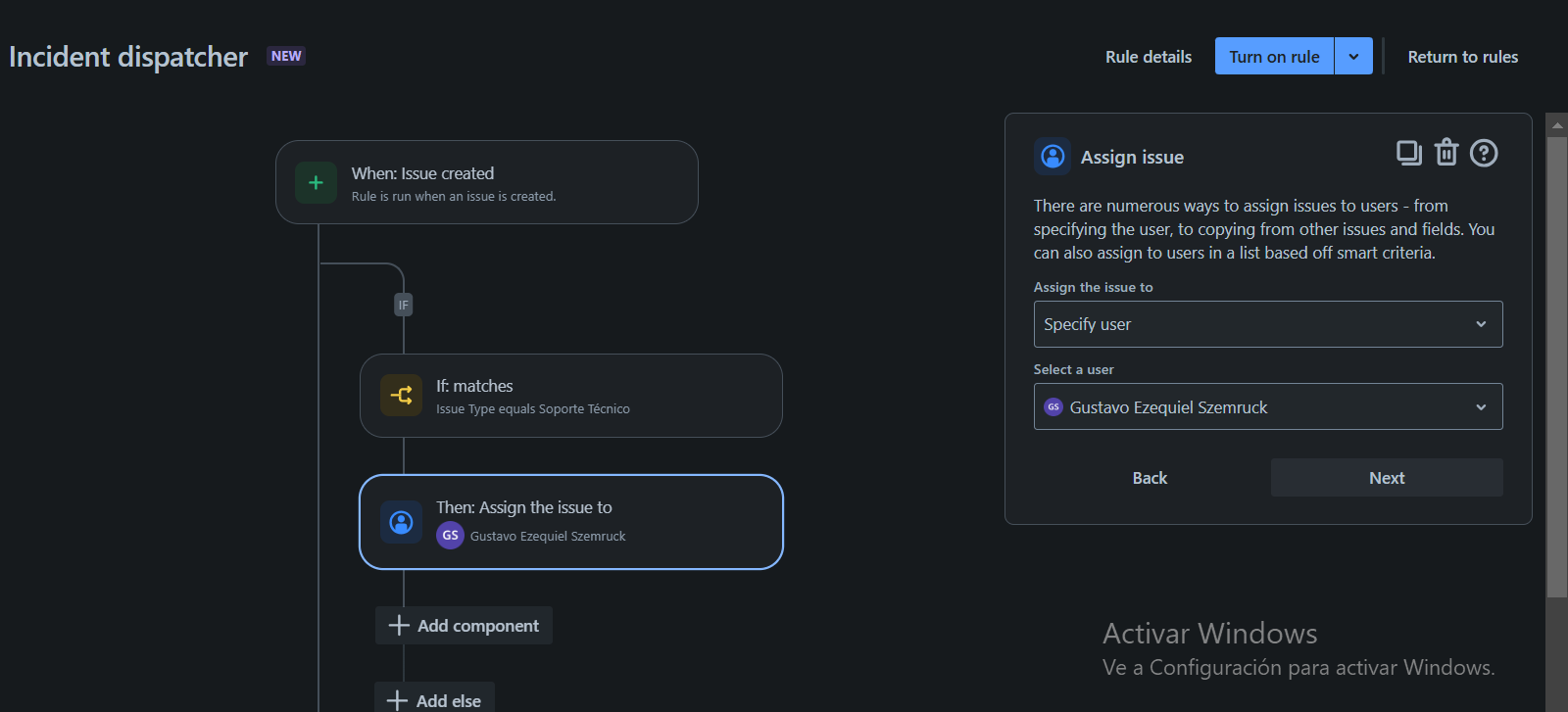 JIRA Automation - Display Pop-up Message