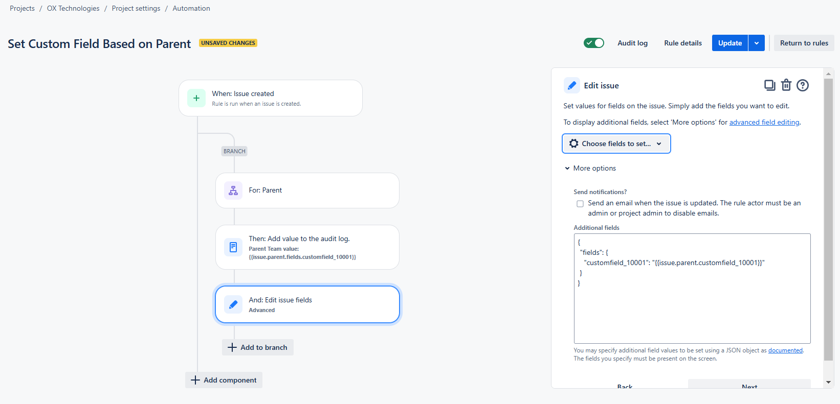 Solved: JSON help with automation of field Team