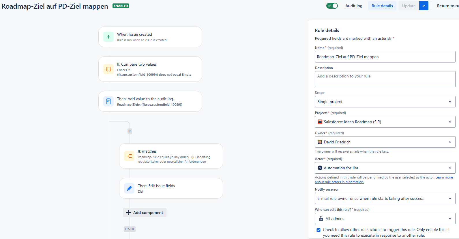 Map to Multi-select field value in Jira Product Di...