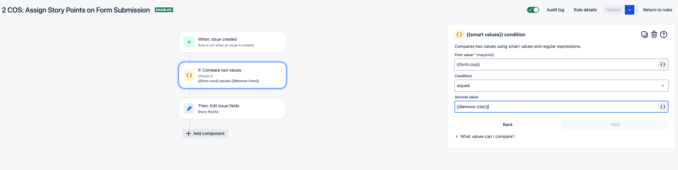 Solved: Automation using form field value as a condition
