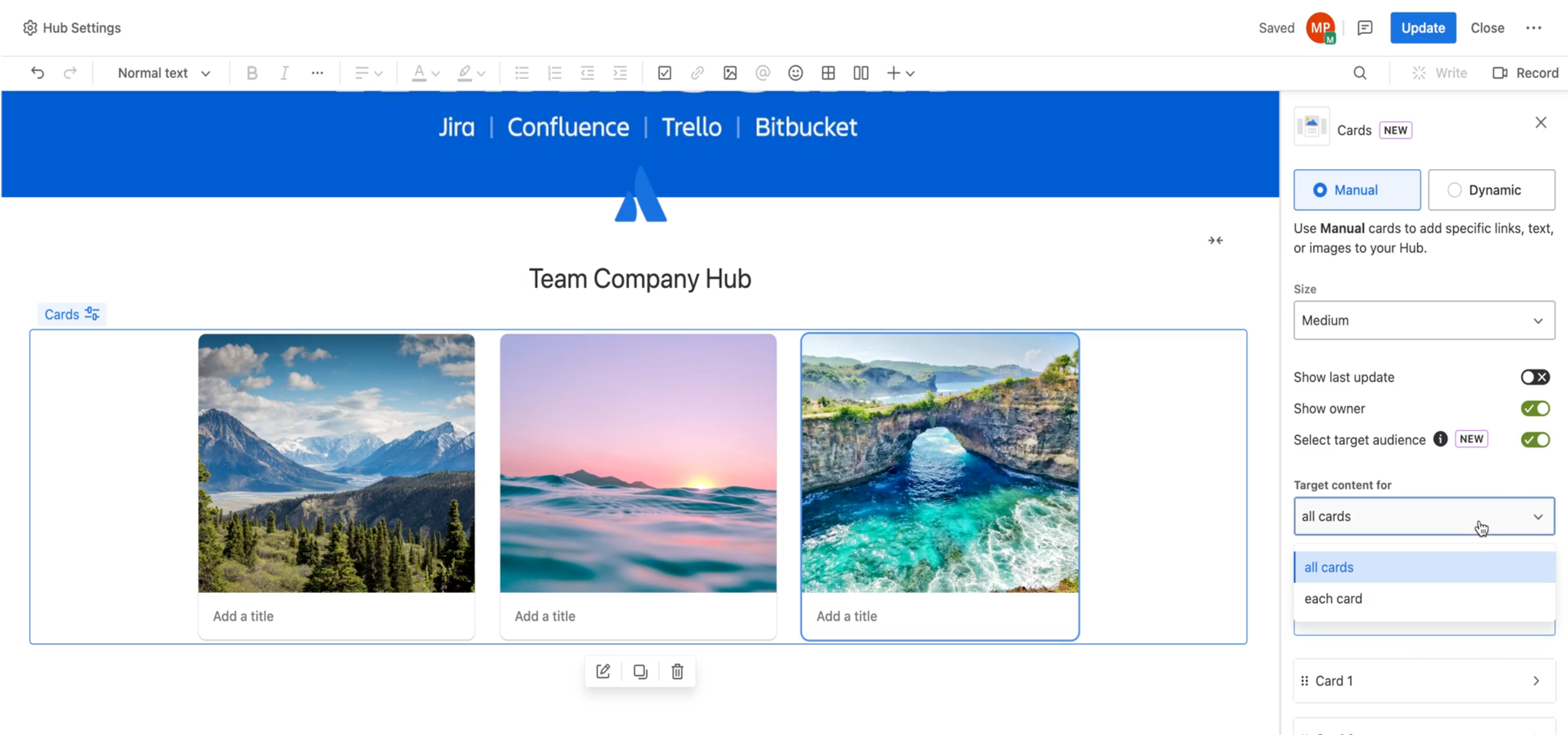 Personalize your Company Hub with Audience Segmentation