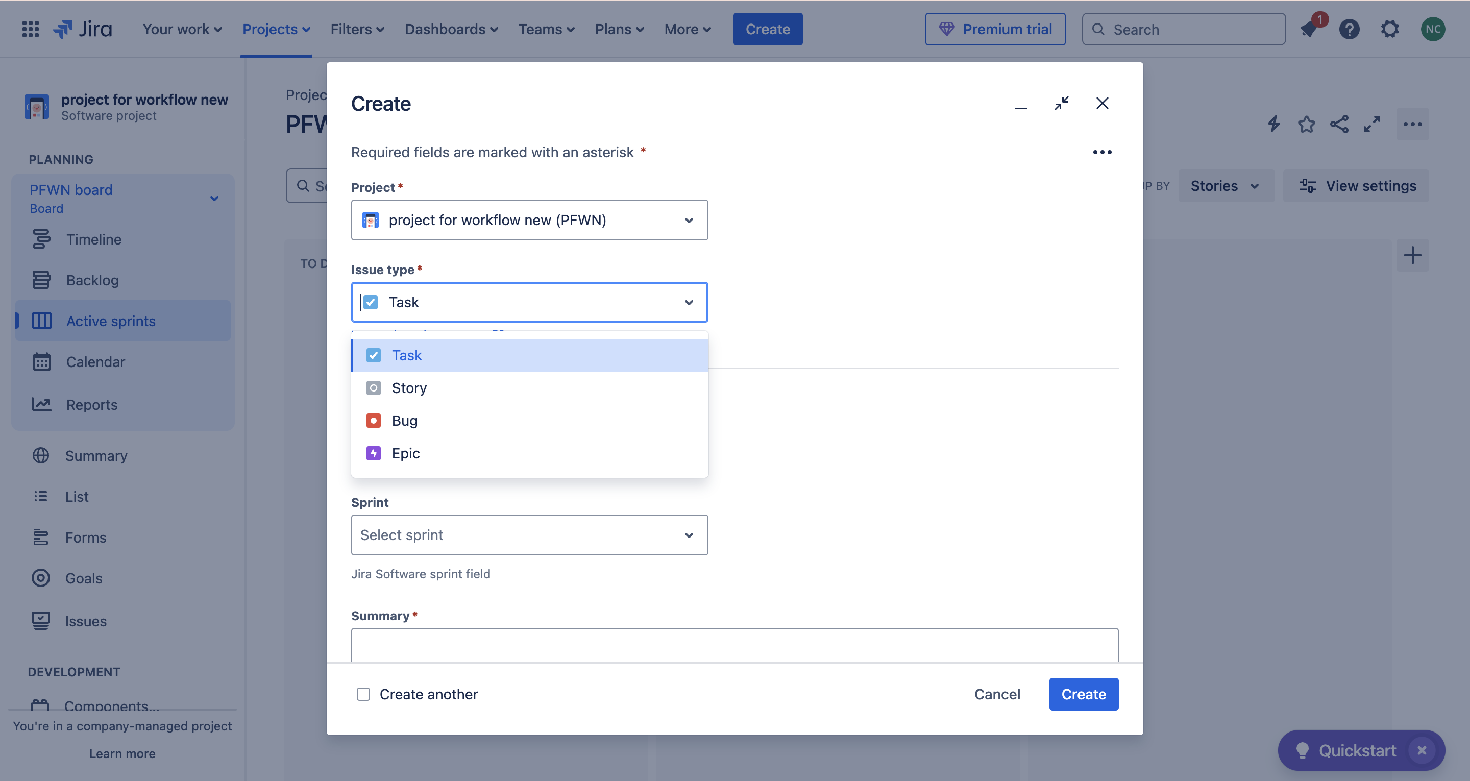 In Jira Project, with 4 users one user have to cre...