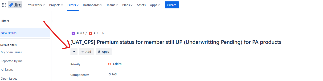 Solved: Jira status is not displayed