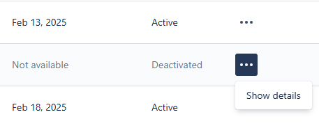 How to reactivate an account?