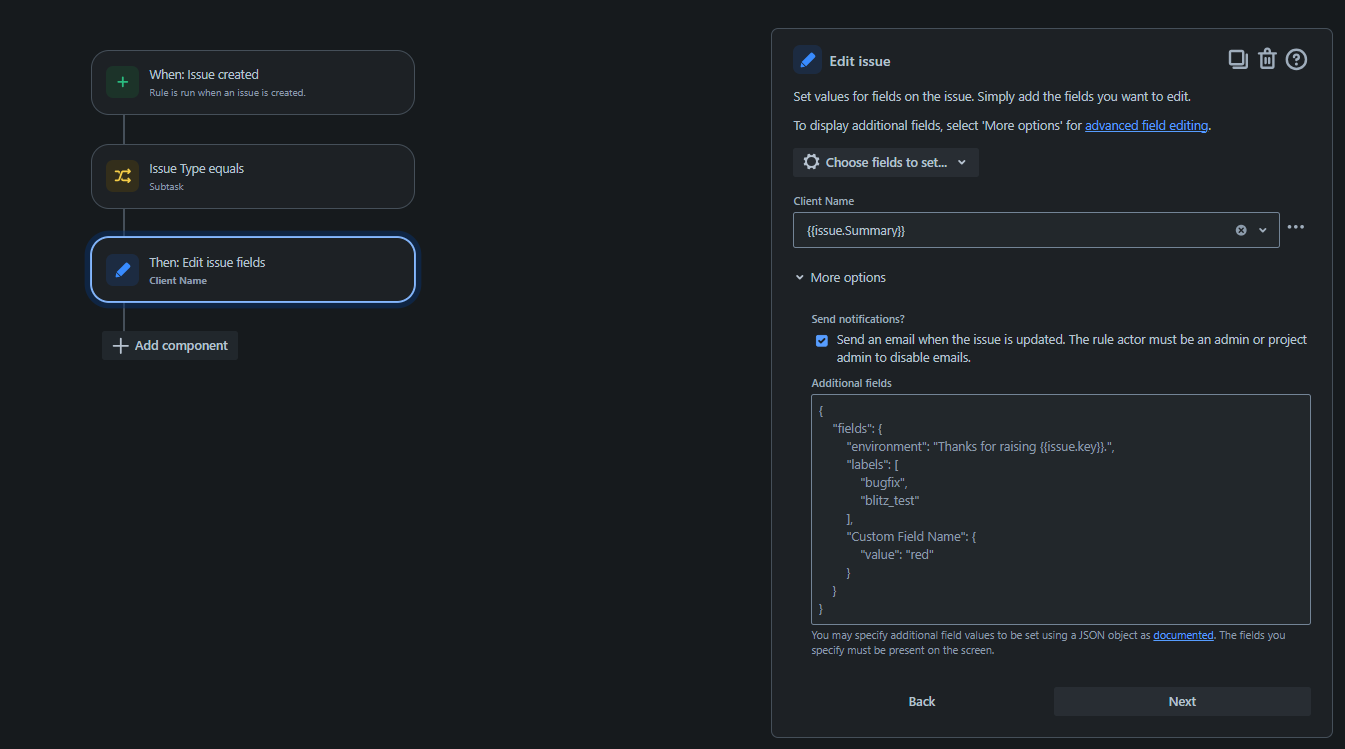 Solved: Automation to update Custom Field (Select List, Si...