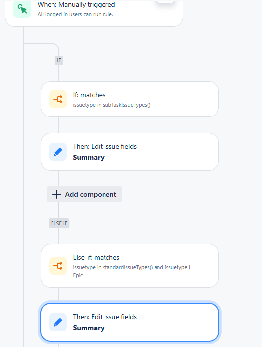 Copy project key all the way to subtask summary
