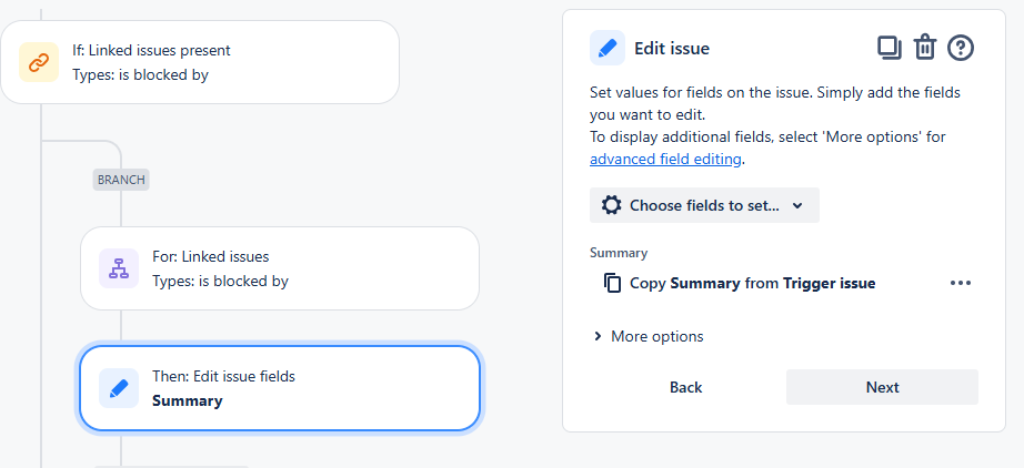 Automation To Populate Field With Linked Issue Dat
