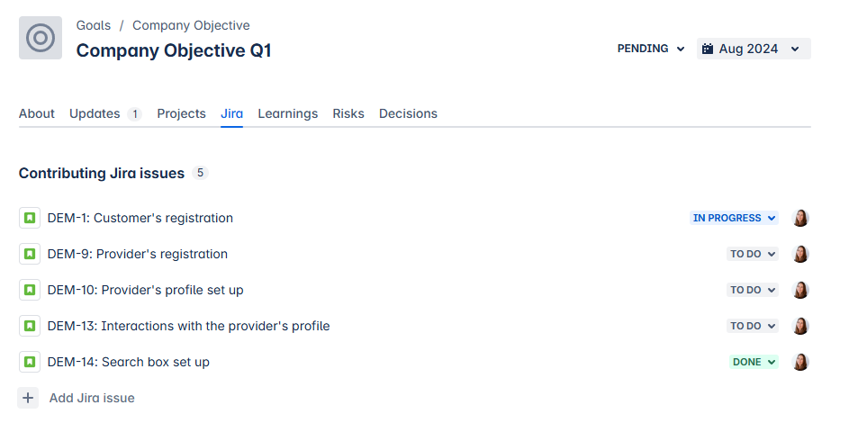 Solved: Use OKR with Atlas