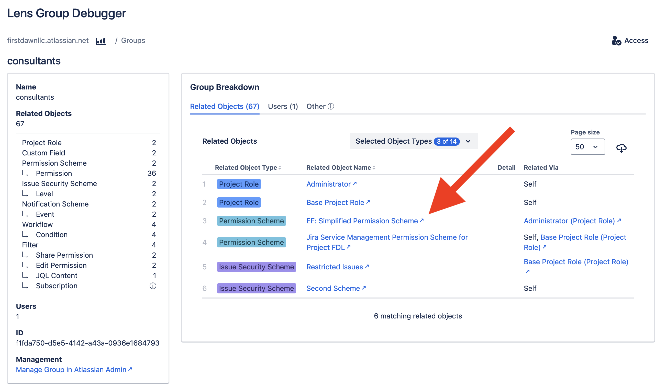 Solved: How to find out permissions assigned to a group?