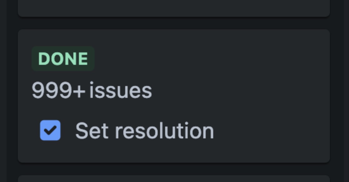 Solved: "Done" issues still shows as Unresolved