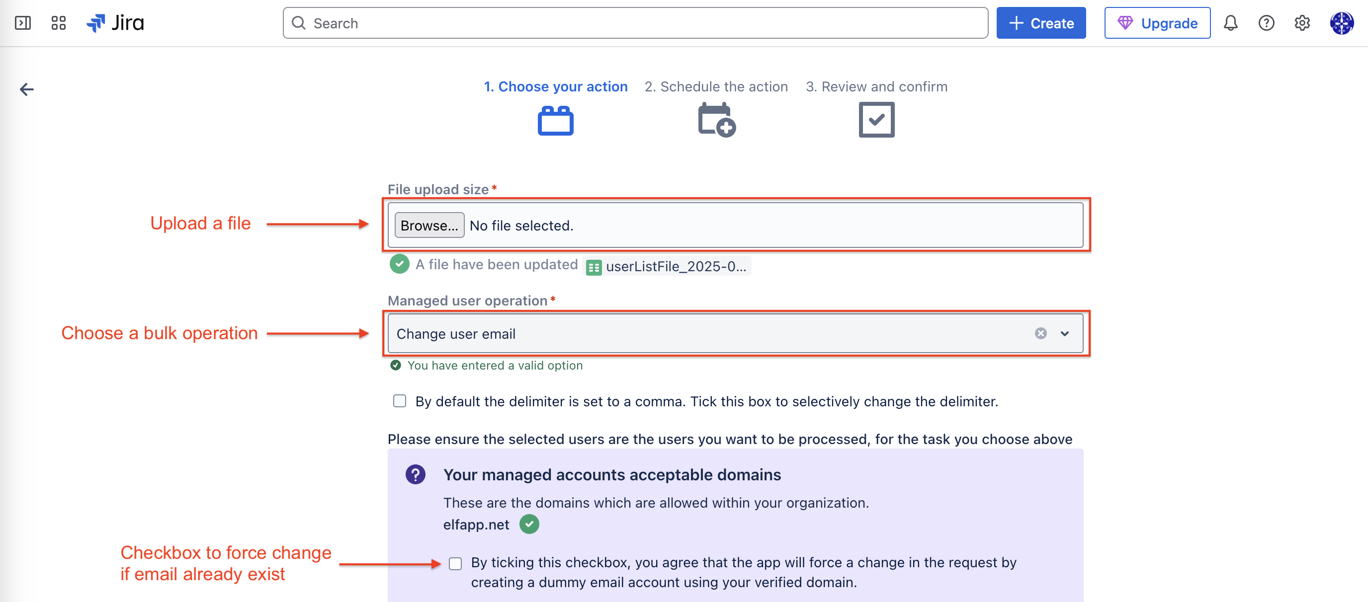 How to bulk change email address due to a re-org - Atlassian Community