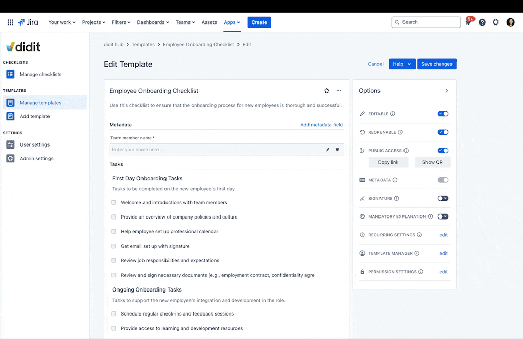 Make your checklist even easier to follow with emb... - Atlassian Community