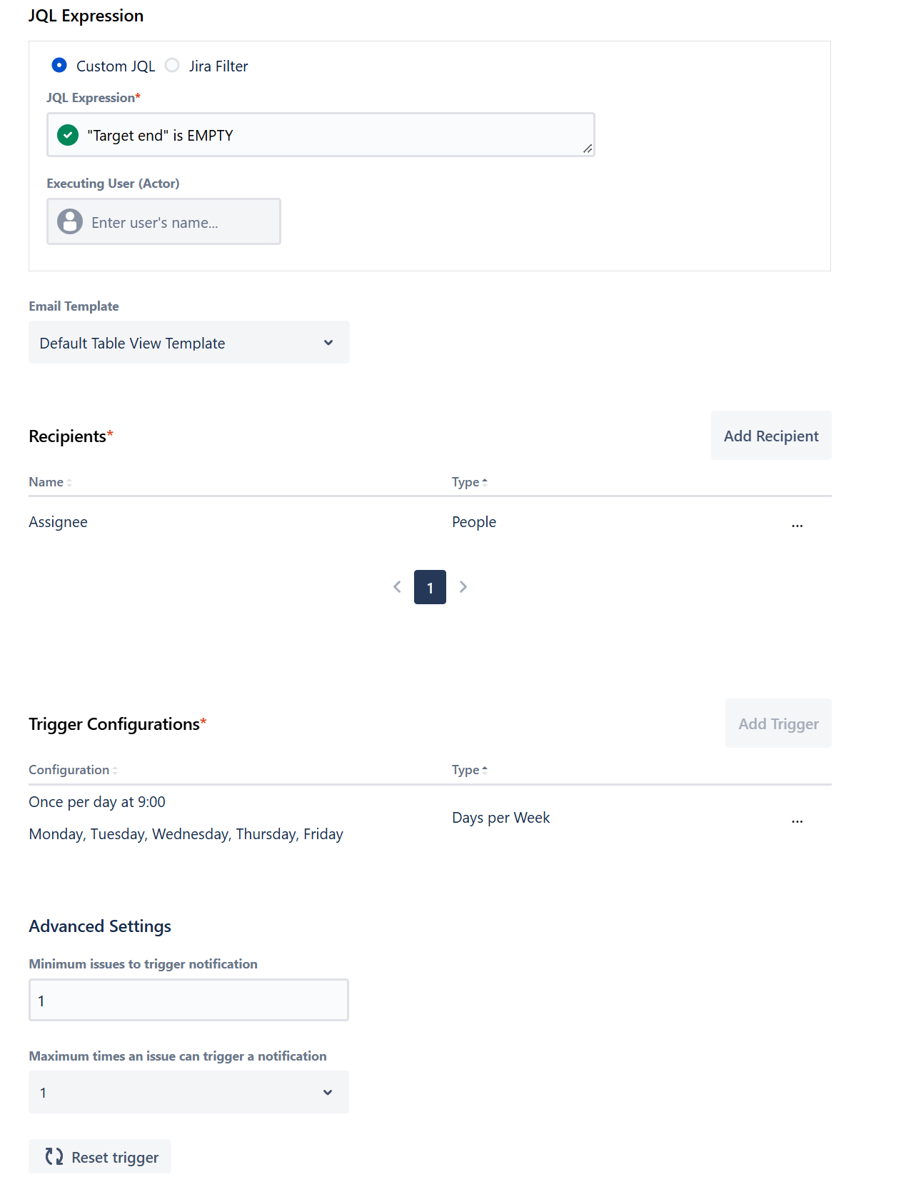 Automation rule to send single email to assignee f...