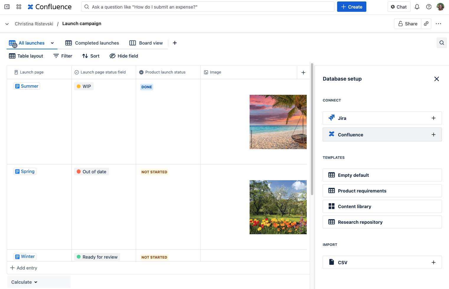 🎥 'Intro to Confluence Databases' webinar follow ... - Atlassian Community