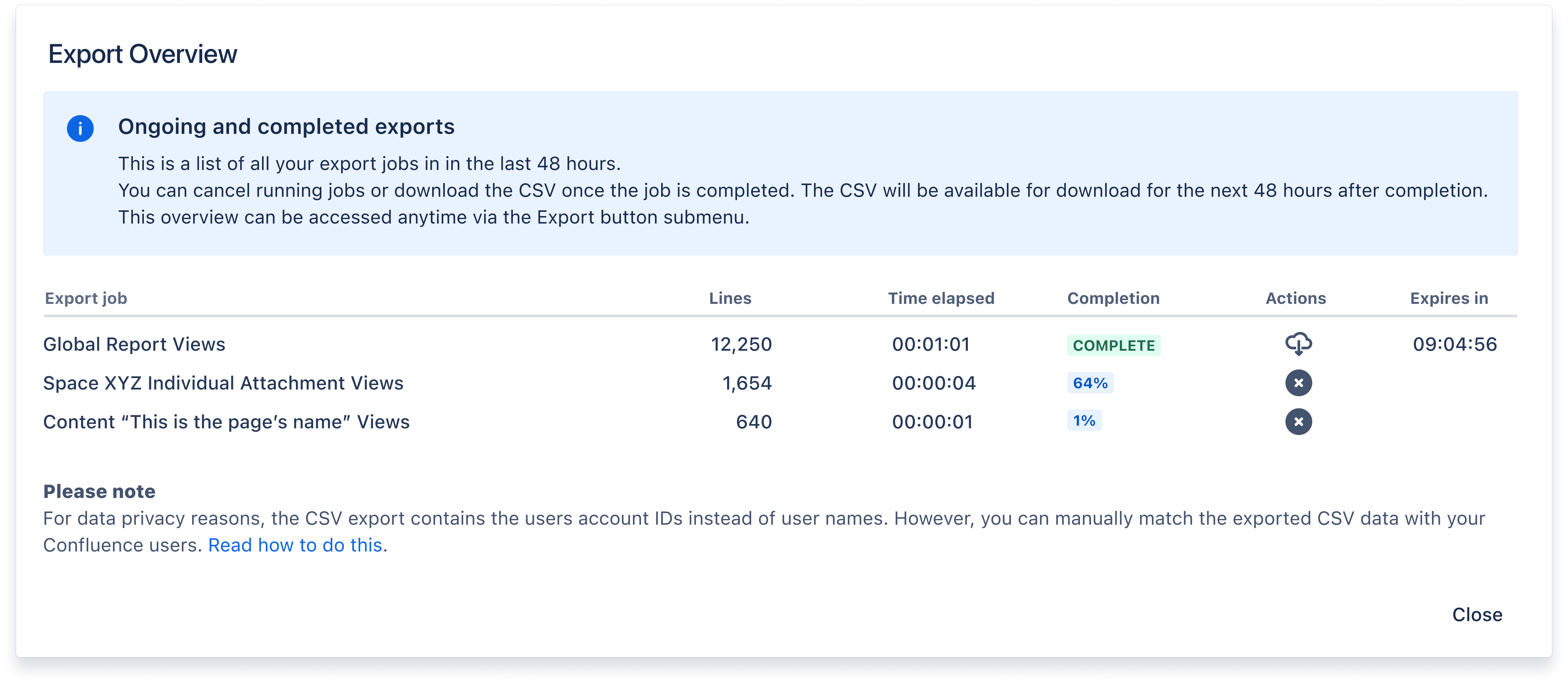 Introducing the Export Overview in Viewtracker - A...