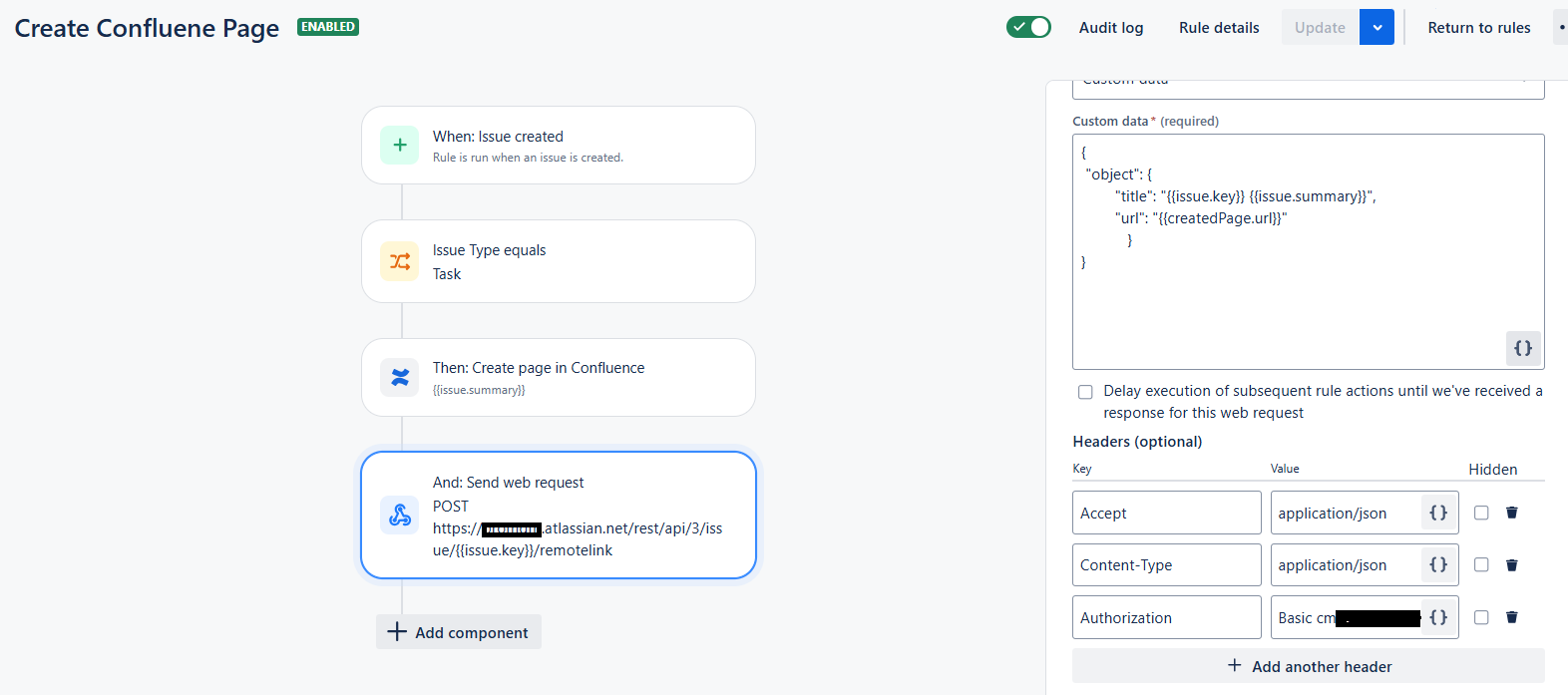 Jira Automation: Linking a Confluence page with Ji... - Atlassian Community