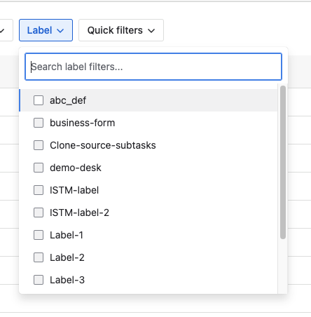 Solved: How to change the labels filter in the Active spri...