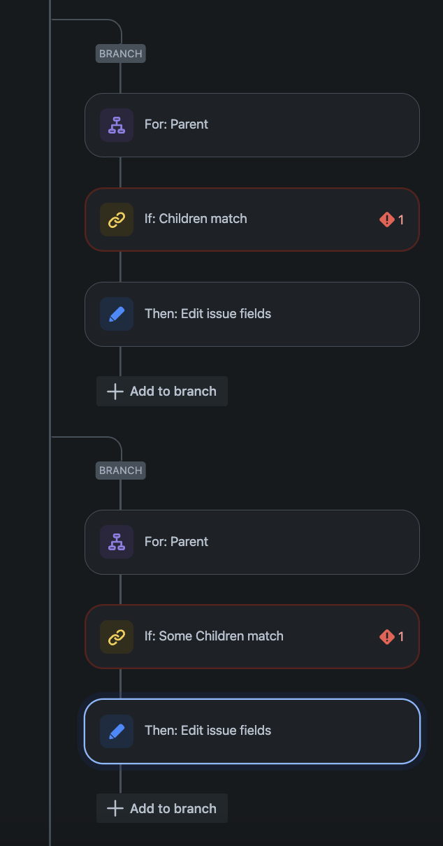 Solved: Live check on child issues and update parent issue