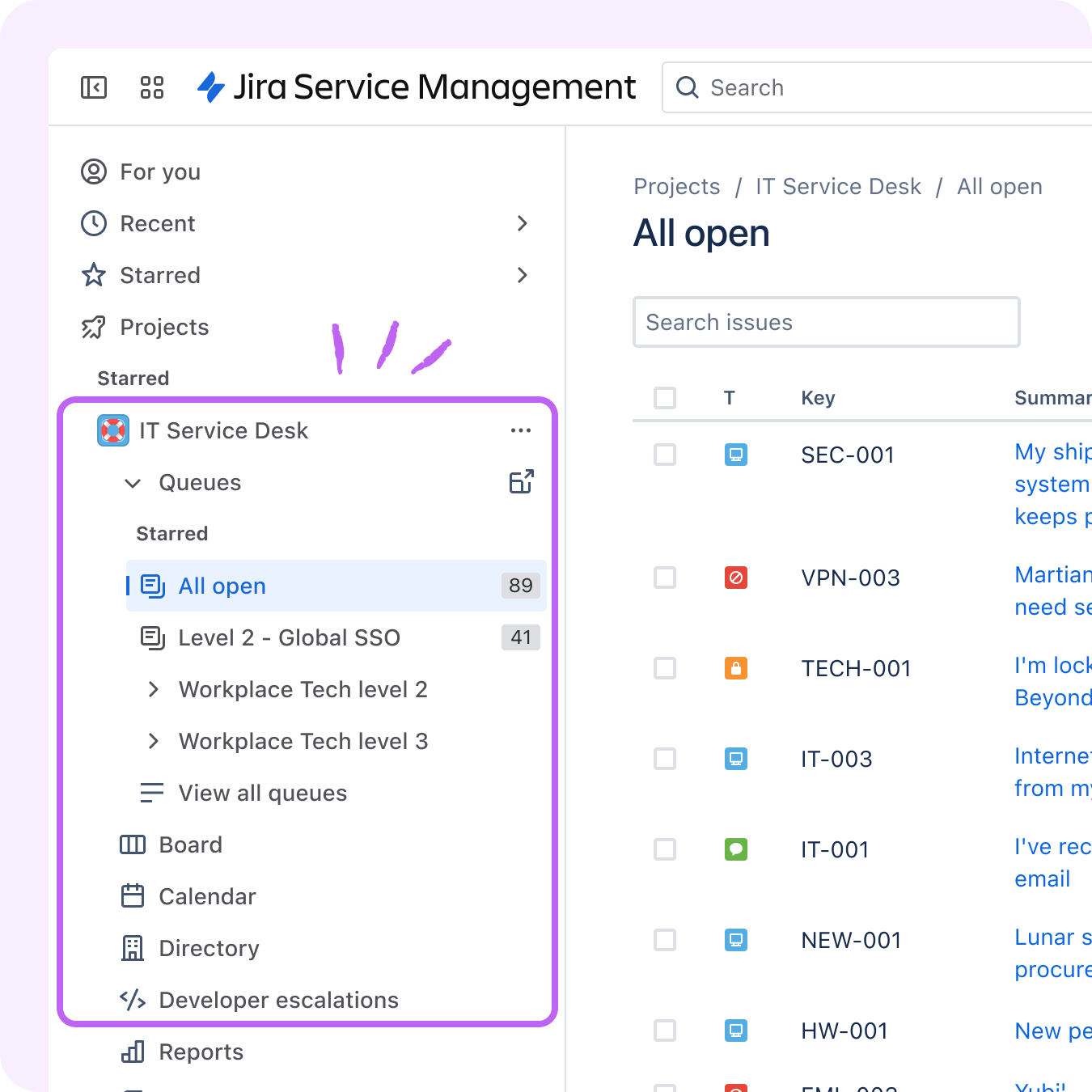 Jira’s new navigation
