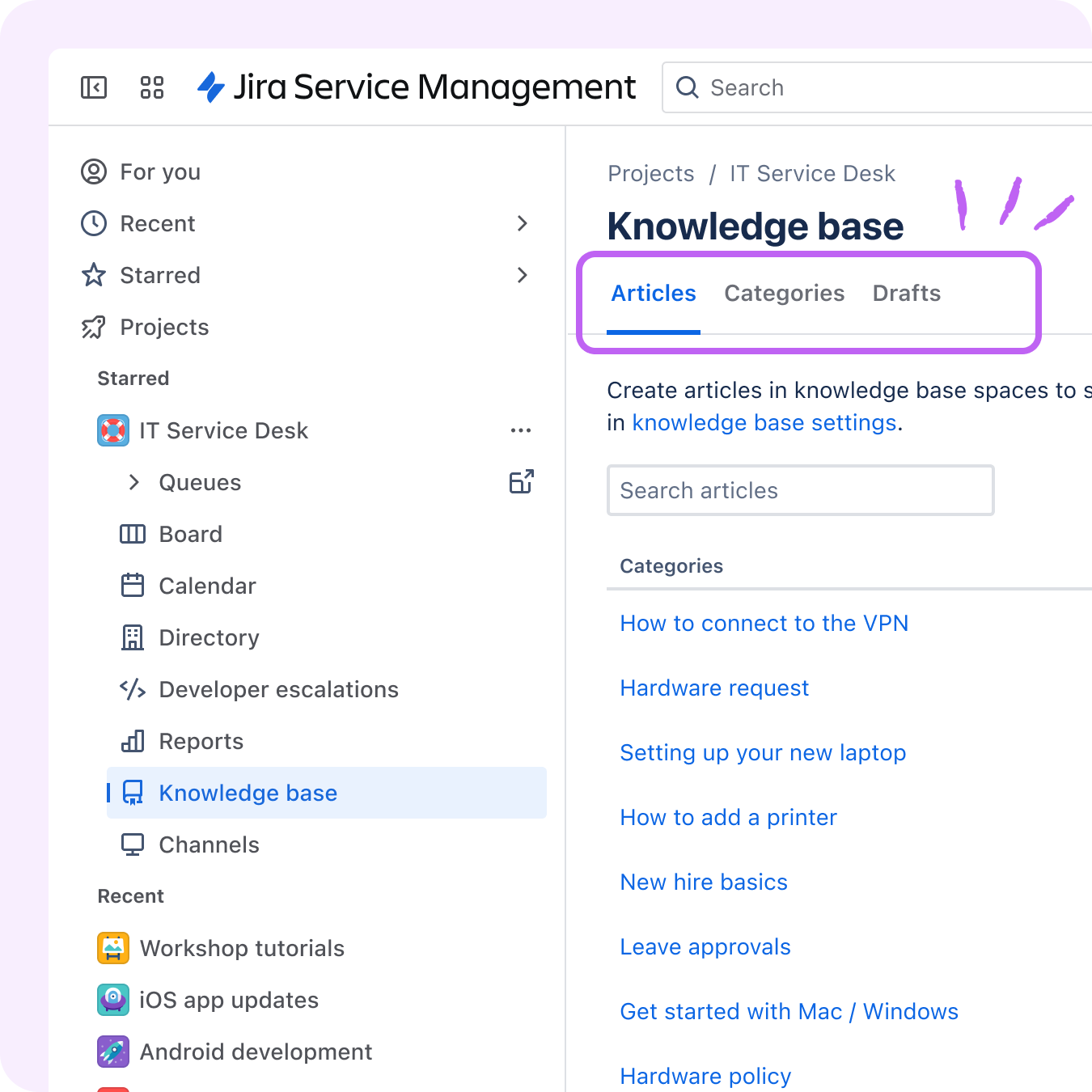 Jira’s new navigation