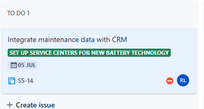 Showing Epic Name for Sub-bug and Sub-task