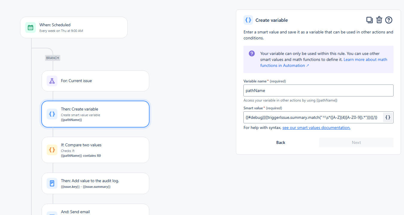 Solved: creating a filter from automation result