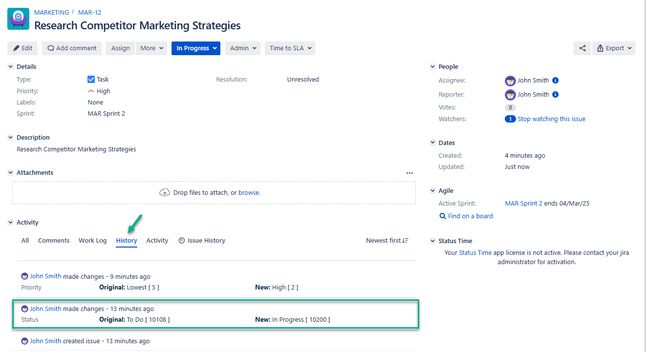 How to Track Status Changes in Jira Data Center