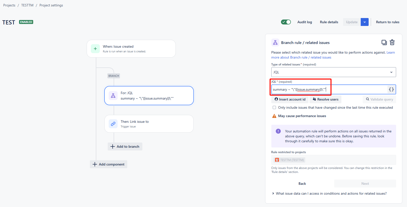 Escaping multiple characters in a JQL using smart ...