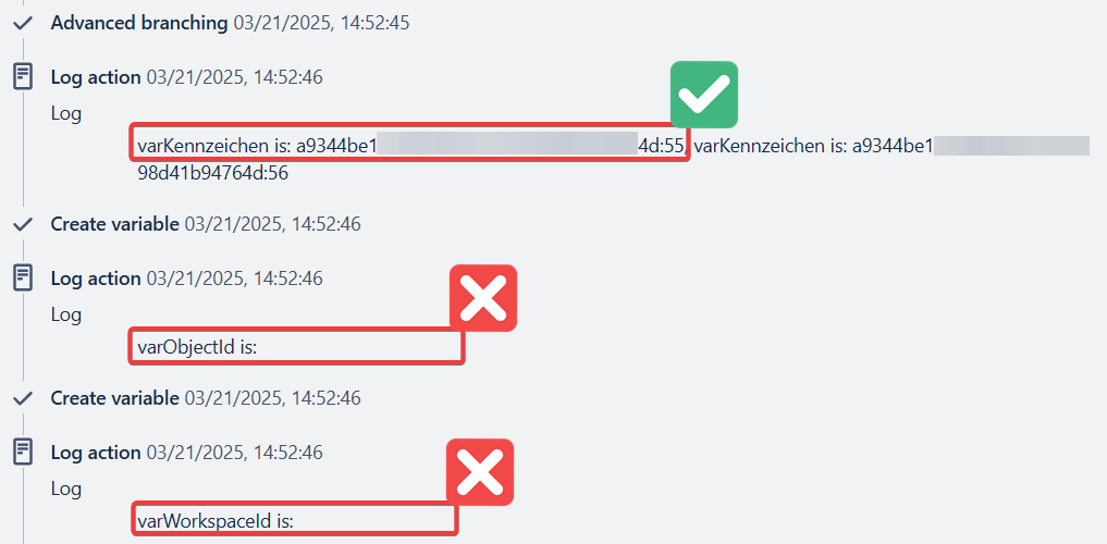 Solved: Automation - split doesn't work in advanced branch...