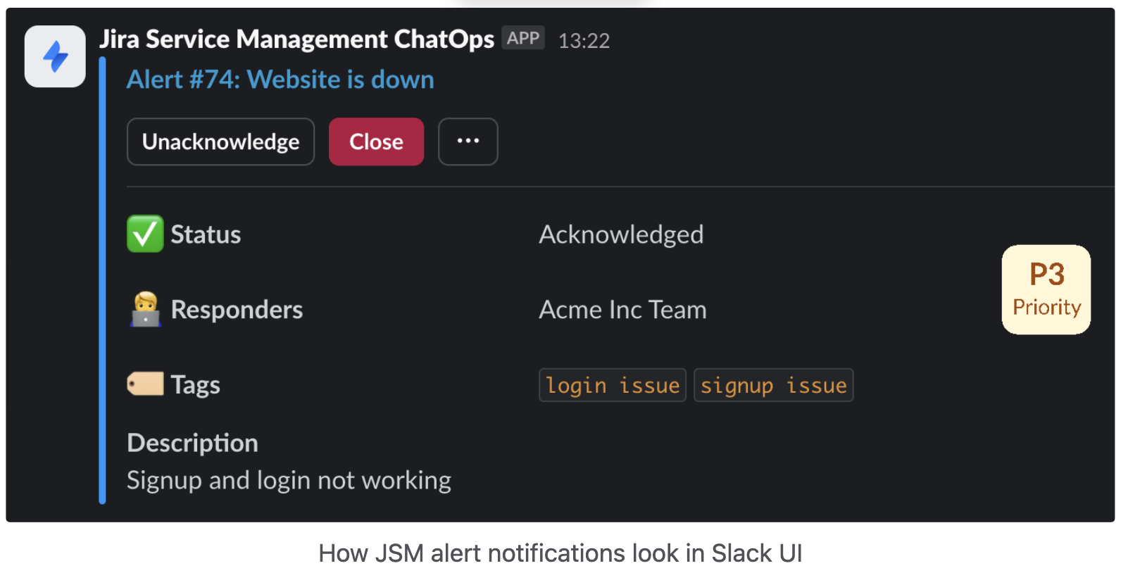 Manage Alerts and on-call with JSM Slack ChatOps